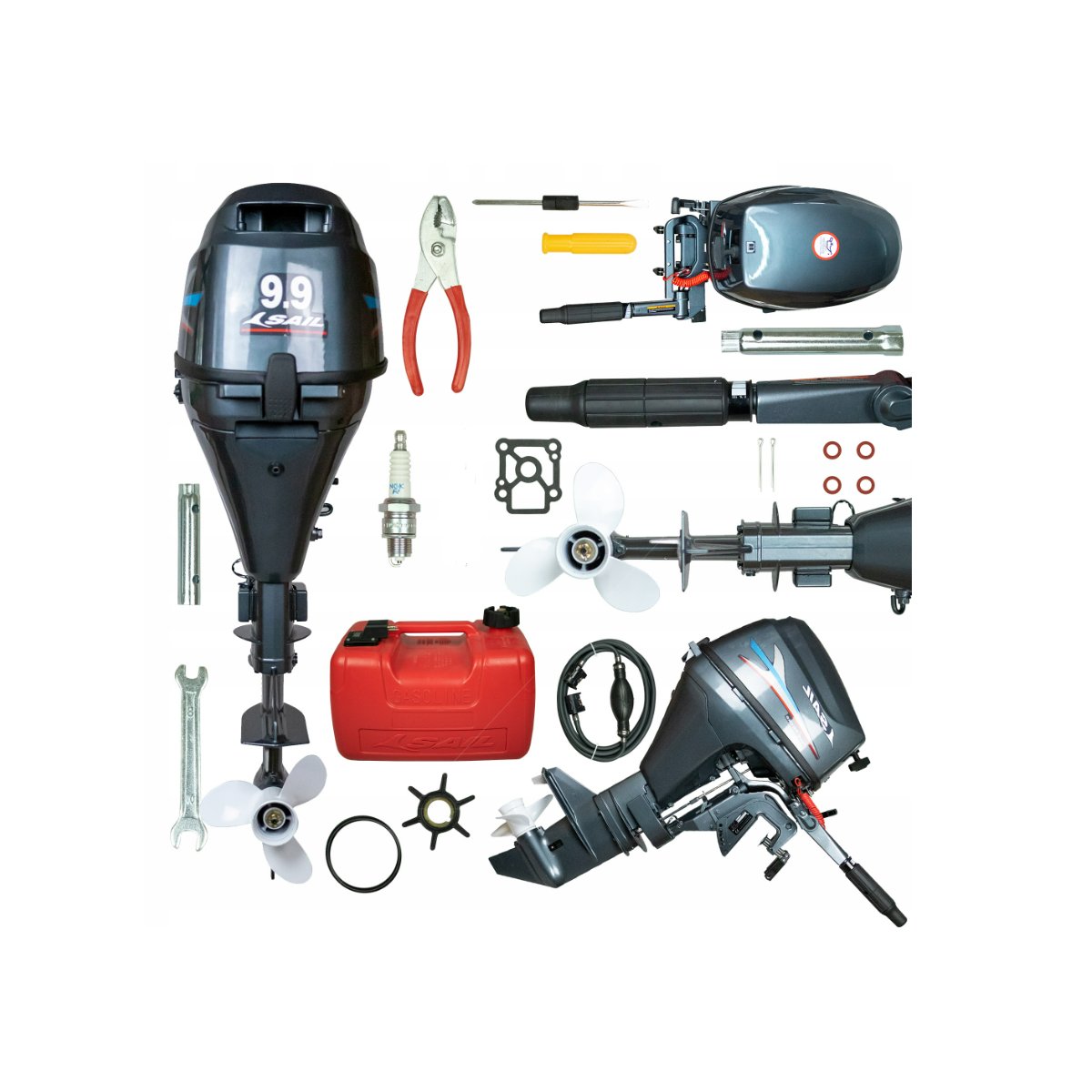 Sail Outboard Motor 9.9hp 4-Stroke